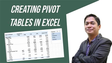 Create Pivot Tables In MS Excel YouTube