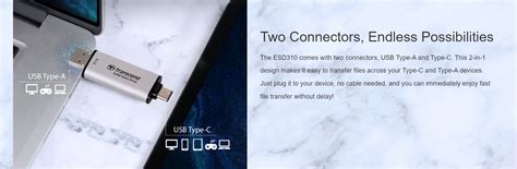 Transcend Esd C Type C Usb Portable Ssd Gb Gb Tb Tb P Pcworx