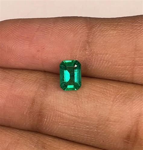 Aaa Zambian Emerald Fine Natural Gemstone 08 Carat Etsy