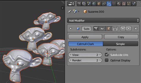 how to turn off subsurf modifier on a lot of objects at the same time