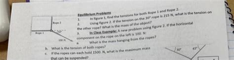 Equilibrium Problems 1 In Figure 1 Find The