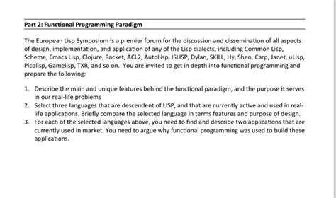solved the european lisp symposium is a premier forum for
