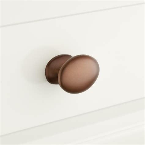 Rennes Solid Brass Oval Cabinet Knob Signature Hardware