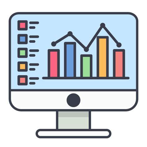 Computer Generic Outline Color Icon