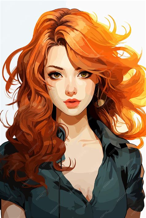 Premium Vector Anime Style Girl Vector Illustration Isolated