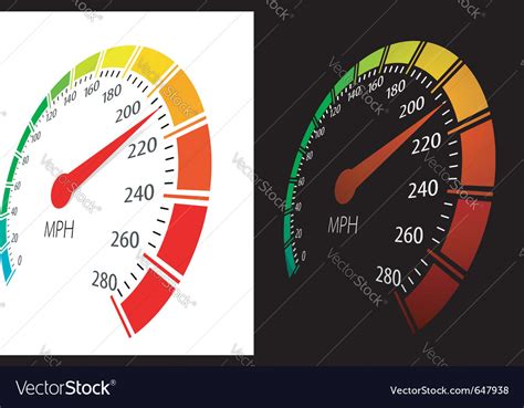 Speedometer Royalty Free Vector Image VectorStock