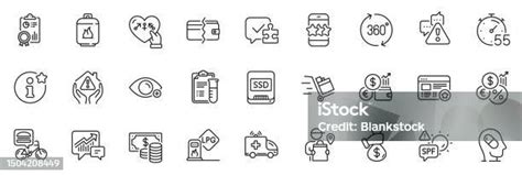 icons pack as genders coins banknote and farsightedness line icons for