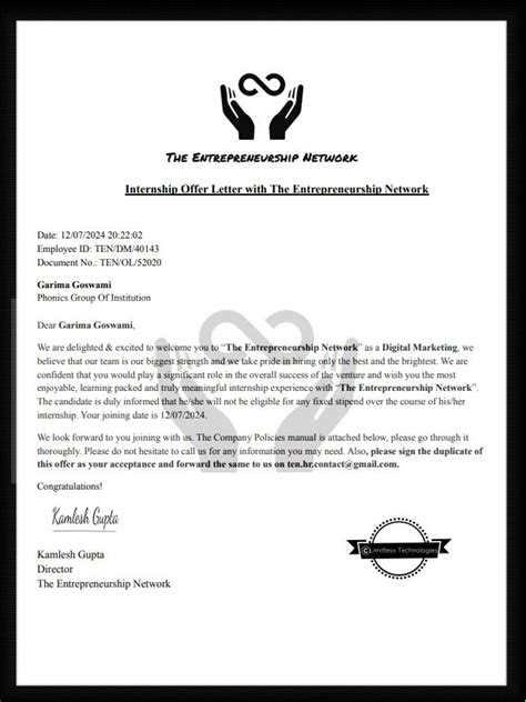 Garima Goswami On Linkedin Hey Connections 🎉starting A New Journey As An Intern At Ten Marketing