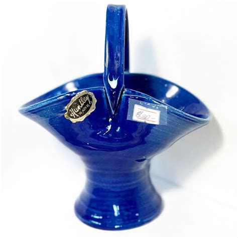 Vintage Ceramic Decorative Basket Figurine By Huntley Ware Australia