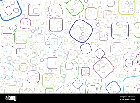 Color Abstract Mixed Pattern Generative Art Background No Overlaping Vector Illustration