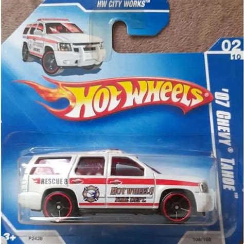 Hot Wheels City Works 07 Chevy Tahoe Universo Hot Wheels