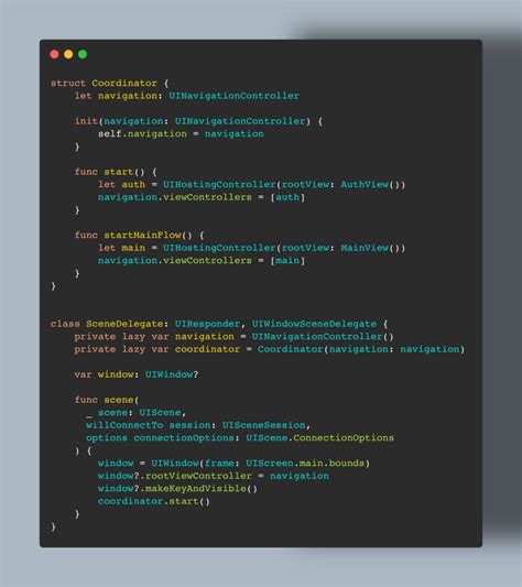 Using Uikit We Can Build The Navigation With The Popular Coordinator