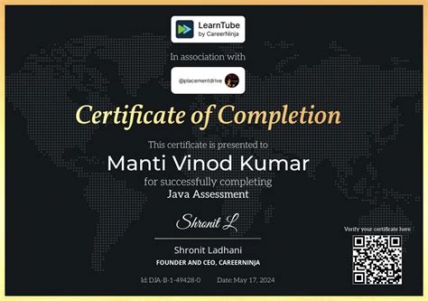 vinod kumar on linkedin java certification softwaredevelopment