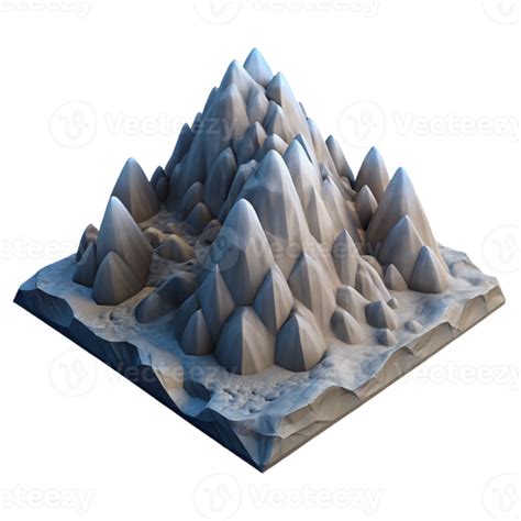 Vibrant Modern A Complex Three Dimensional Fractal Rese Authentic 57581188 Png