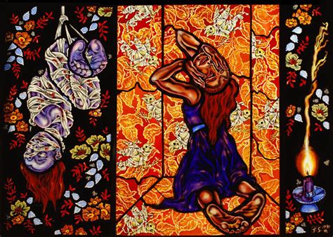 Judith Schaechter Someone To Mourn Over Me 1991 Stained Glass 30