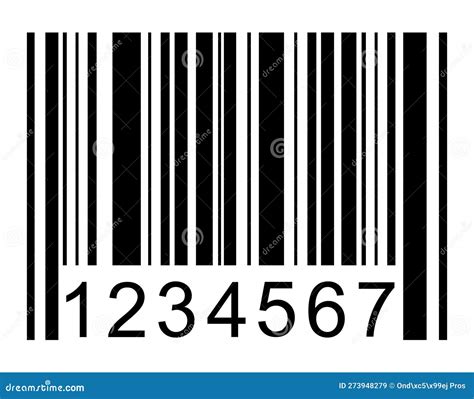 Barcode Vector Icon Bar Code For Web Flat Design Stock Vector
