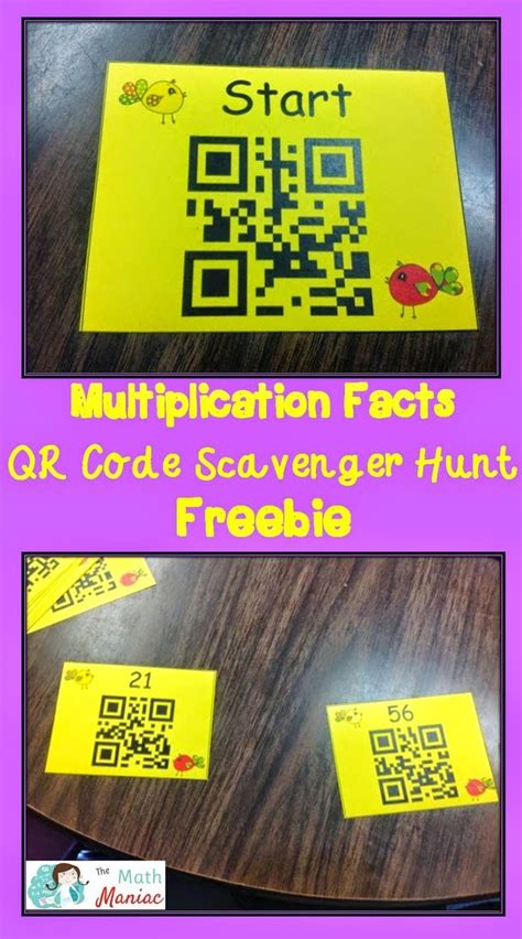 1000 Images About Math Qr Codes On Pinterest