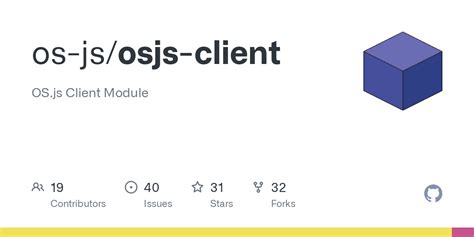 GitHub Os Js Osjs Client OS Js Client Module