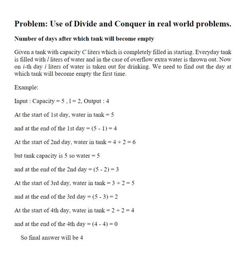Solved Divide And Conquer Purpose Design And Implement A Chegg