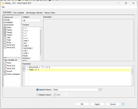 if or and statement rule engine knime analytics platform knime