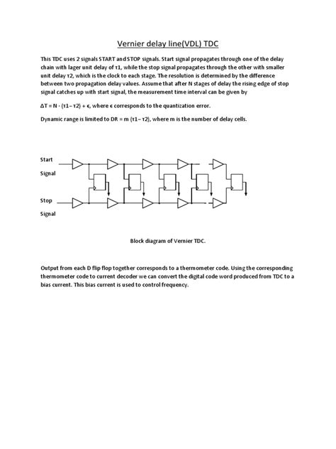 vernier delay line vdl tdc pdf