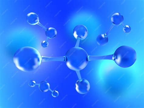 Premium Vector Molecular Sciense Background