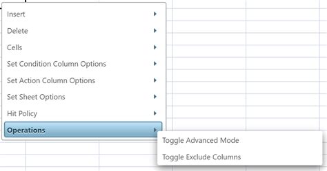 dt how to 06 use the decision table context popup menu