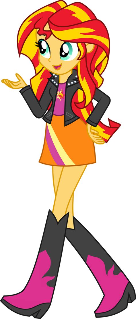 Sunset Shimmer Walking Vector By Starryshineviolet On Deviantart