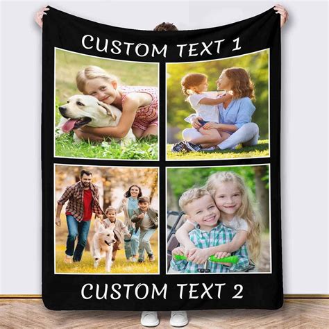 Personalized Blankets And Throws Photo Blanket Customized Using My Own