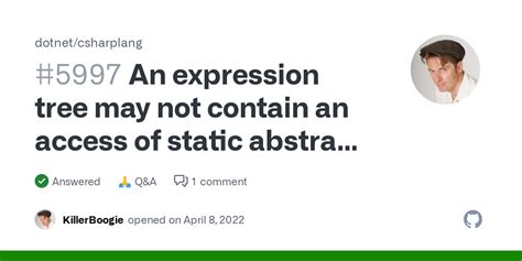 An Expression Tree May Not Contain An Access Of Static Abstract