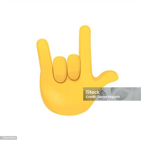 사랑해요 손 이모티콘 아이콘 일러스트 표시 인간 제스처 벡터 기호 이모티콘 디자인 벡터 10 Eps 3차원 형태에 대한 스톡 벡터 아트 및 기타 이미지 Istock