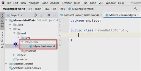 idea 4 maven helloworld