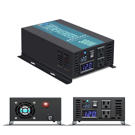 태양 전지 패널 인버터 24v 220v 300w 순수 사인파 전원 인버터 Dc Ac 변환기 12v48v 110120v