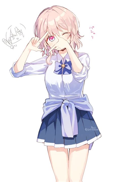 Trailblazer Stelle And March Th Honkai And More Drawn By Sofra Danbooru