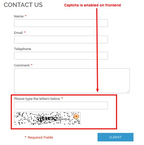 Easy Contact Form Captcha Magento Extension By Envisionecomm