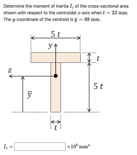 [solved] Determine The Moment Of Inertia I {z} Of T