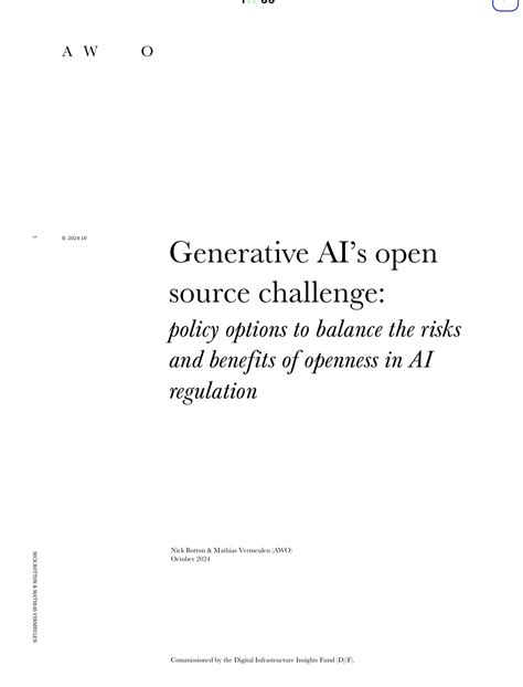 Digital Infrastructure Insights Fund On Linkedin Opensource Genai Boundariesofopenness