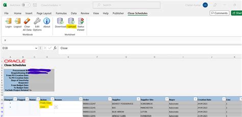 Oracle Application Oracle Fusion Fbdi Solution How To Close Bulk Po