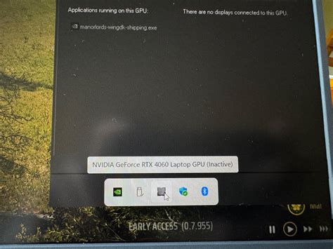 Nvidia Taskbar Icon Says Inactive When It Isnt R Asusrog