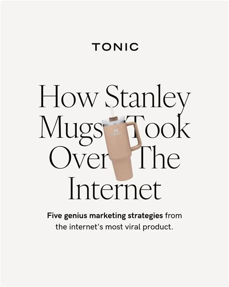 5 Genius Marketing Strategies How Stanley Mugs Took Over The Internet Tonic Site Shop