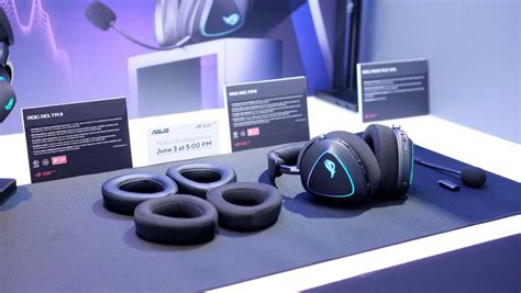 ASUS Demos ROG Delta II Wireless Headset At Computex