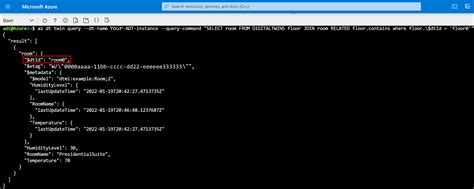 Tutorial Create A Graph In Azure Digital Twins CLI Azure Digital Twins Microsoft Learn