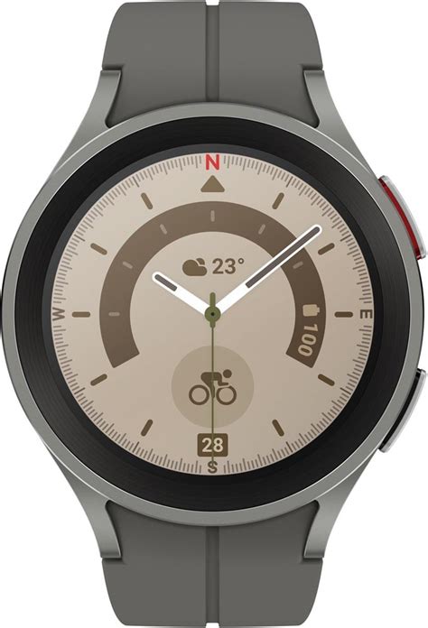 Часы Samsung Galaxy Watch5 Pro 45 mm Серый титан (SM-R920): купить по ...