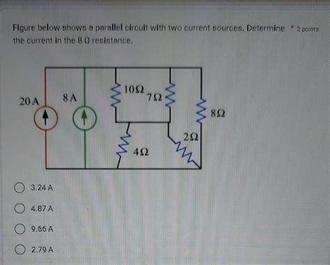 Solved Figure Below Shows A Circuit With Some Unknown Chegg