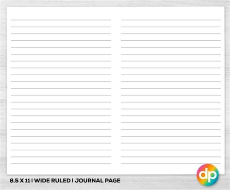 Free Printable Lined Paper Dailyprintables Worksheets Library