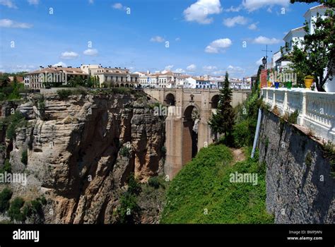 New Bridge Puente Nuevo And Gorge Ronda Malaga Province Andalucia