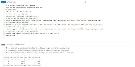 Sql To Pyspark Conversion Day 11 Find Highest And Lowest Sal Emp In