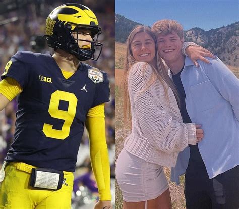 Michigan Qb Jj Mccarthys Gf Shares Glimpses From Their Romantic