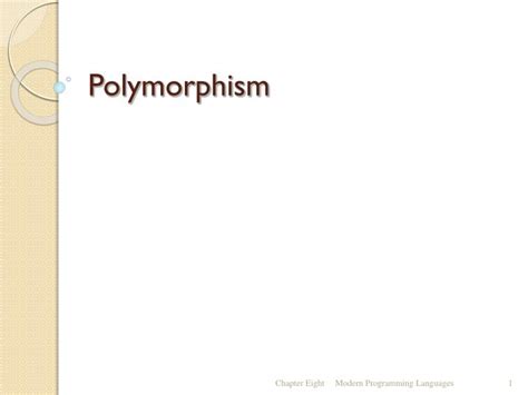 ppt polymorphism powerpoint presentation free download id 3917529