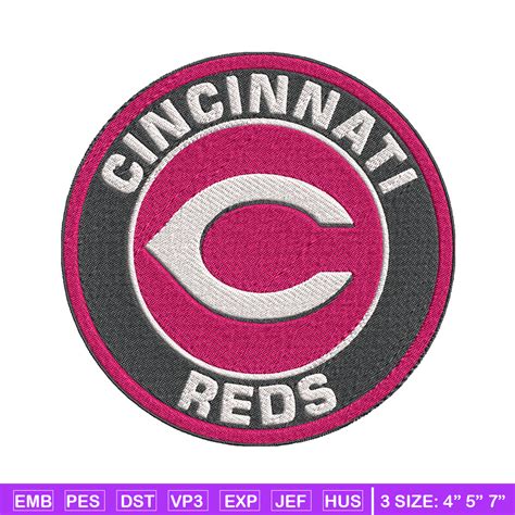 Cincinnati Reds Logo Embroidery Design Logo Sport Embroider Inspire